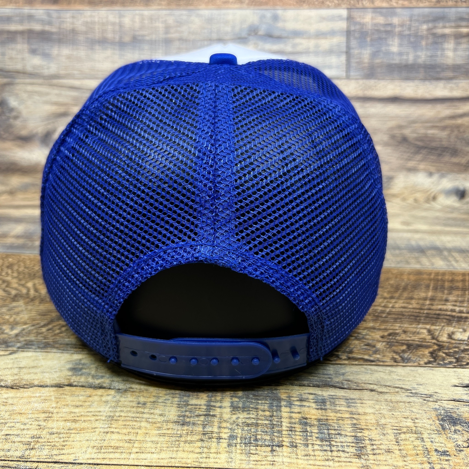 Dominos Pizza Mens Trucker Hat Blue Snapback Retro 80s Cartoon Baseball ...