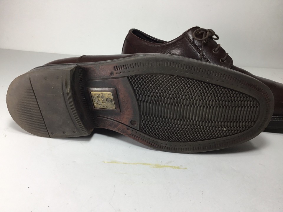 Bill Blass Mens Shoes Brown Leather 12 Oxford Style Work Shoes 43003 ...