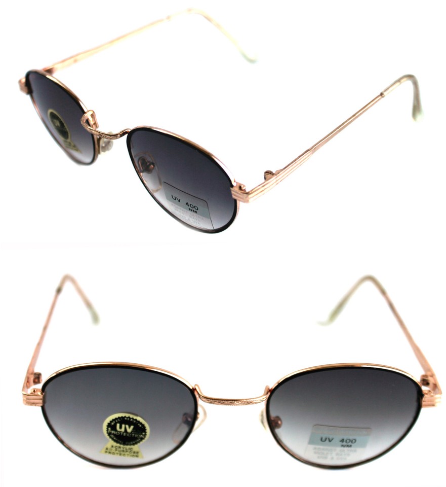 Men's Women's True Vintage all metal round shape Aviator Sunglasses ...