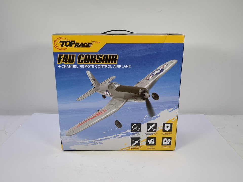 Top Race Remote Control Airplane - Ready To Fly 4 Channel Rc Plane For ...