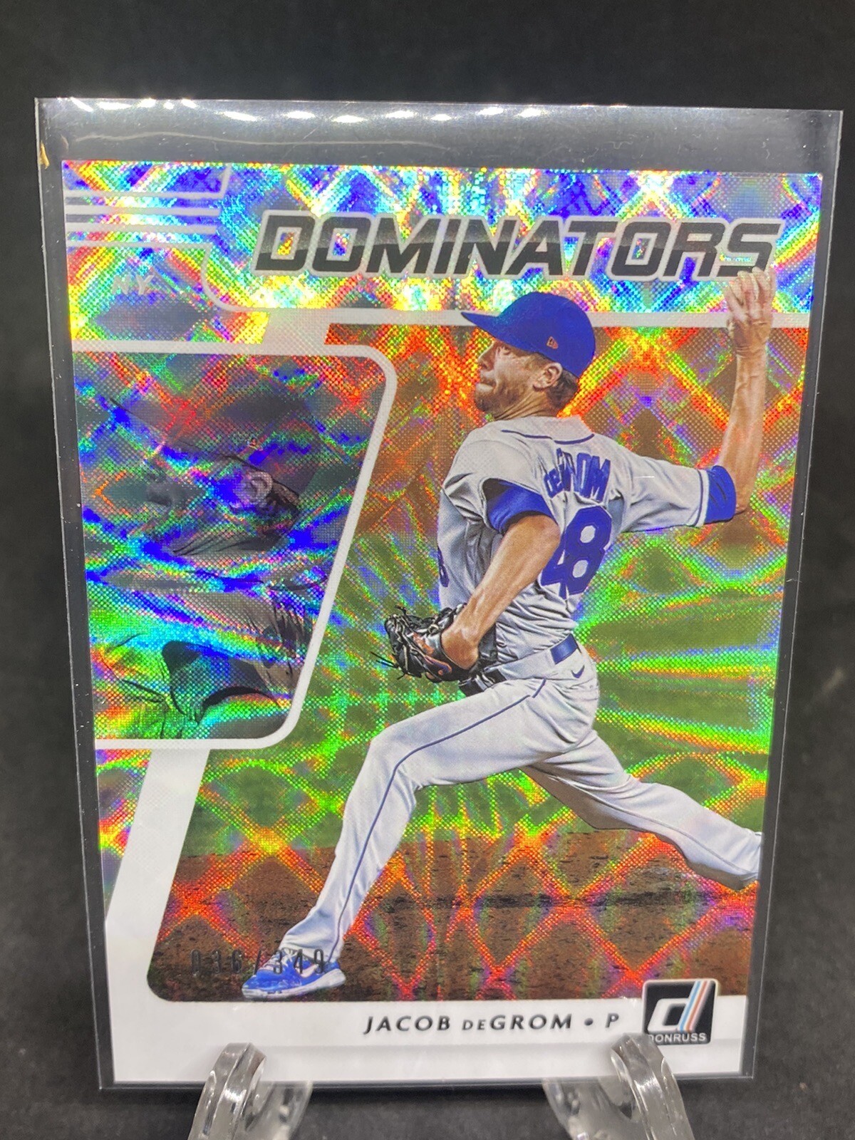 JACOB DEGROM 2021 DONRUSS DOMINATORS #/349 METS | eBay