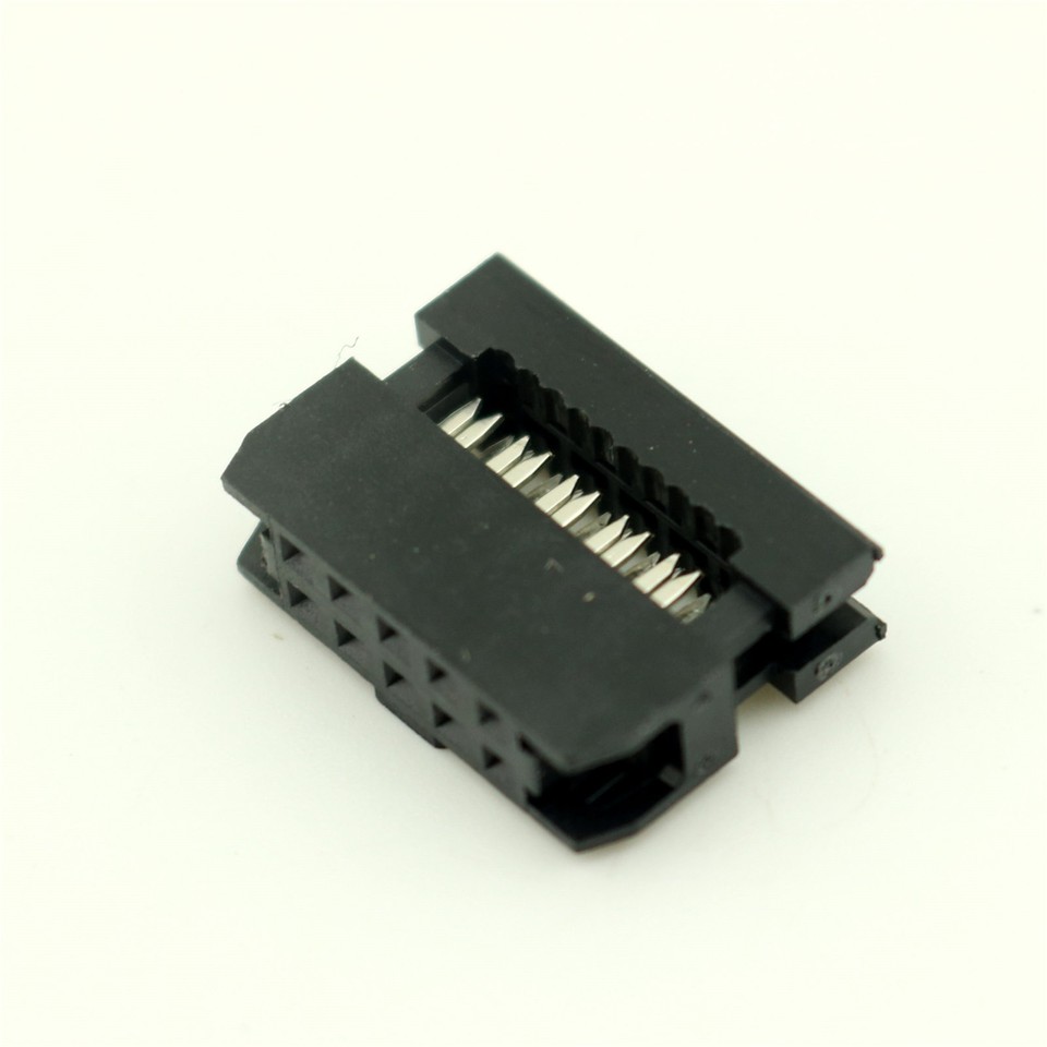 50pcs 2mm Pitch 2x5 Pin 10 Pin IDC FC Female Header Flat Cable ...