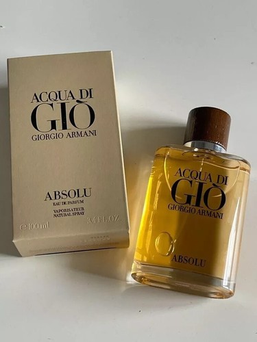 Acqua Di Gio Giorgio Armani Absolute 3.4 oz EDP Cologne Men Perfume | eBay