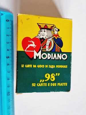 Cards For Game Modiano Poker 98 Bridge Vintage Original Playing Cards ...
