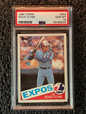 1985 Topps Baseball #554 Doug Flynn PSA 10 | eBay