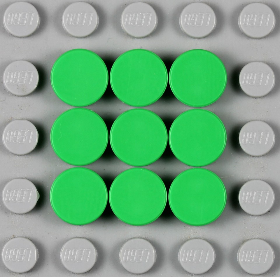 LEGO - 1x1 Round Tiles PICK YOUR COLORS - Smooth Finishing Plate Dots ...