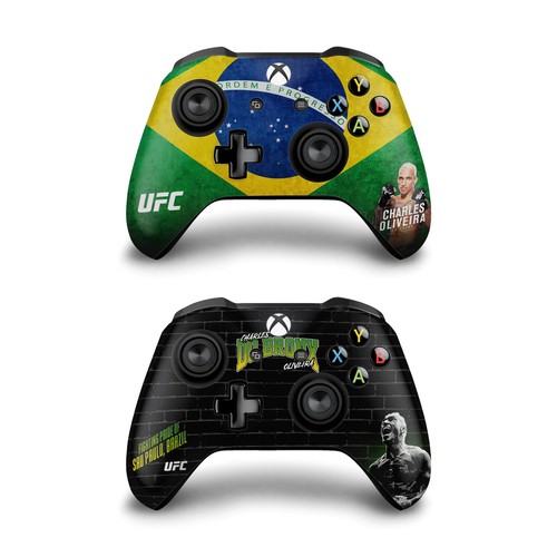 OFFICIAL UFC CHARLES OLIVEIRA VINYL SKIN DECAL FOR XBOX ONE S / X ...
