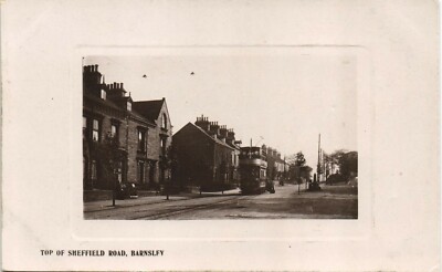 Barnsley. Top of Sheffield Road by Haigh Bros.,Barnsley. Tram. | eBay UK