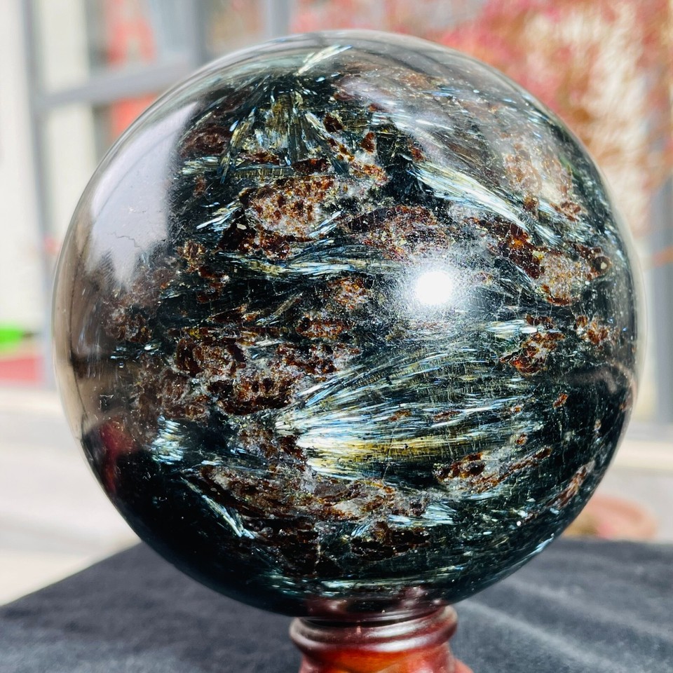 2.93lb Large Natural Astrophyllite Fireworks Stone Quartz Crystal ...