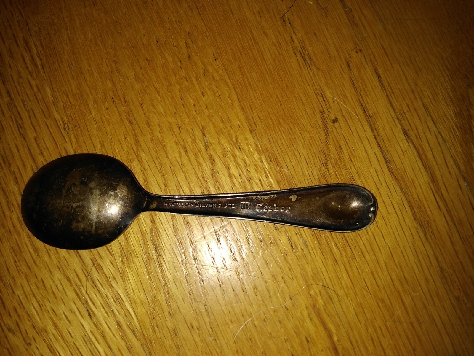 VINTAGE GERBER BABY SPOON WINTHROP SILVERPLATE | eBay