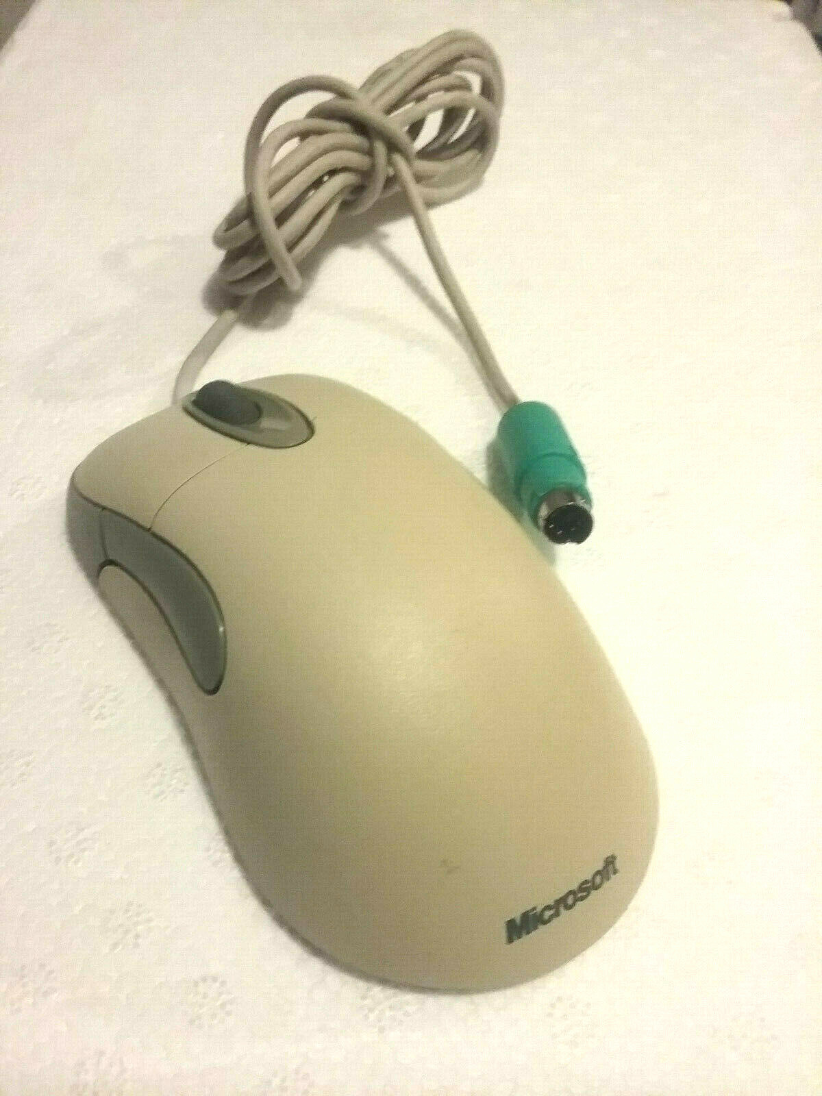 Vintage Rare Microsoft Intellimouse Web 1.10A PS/2 X05-58825 Scroll ...