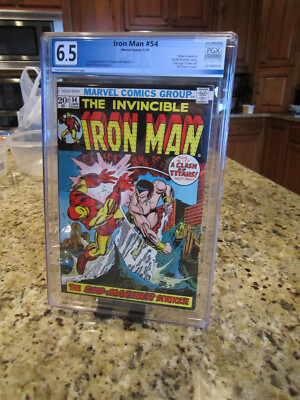 Iron Man #54 Graded 6.5 Off White to White Pages | eBay