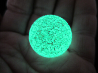 25mm GLOW IN THE DARK SHOOTER Glass Mib Marbles ball Large 1" | eBay