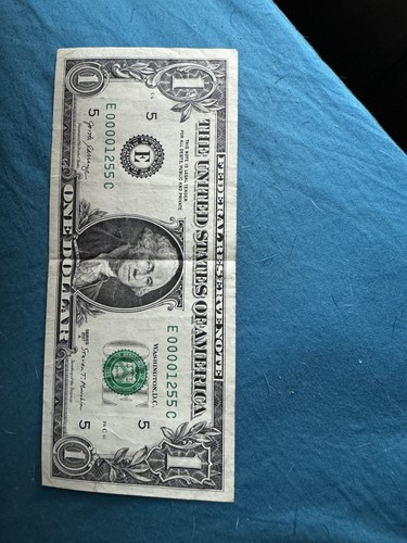 currency us paper money low serial numbers | eBay