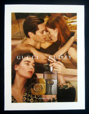Jared Leto large clipping 2017 ad for Guilty by Gucci 10"X13" | eBay