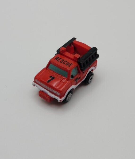 Micro Machine - Datsun - Red Fire Truck -Rescue No. 7 - USED | eBay