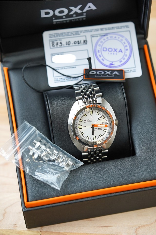 Doxa Sub 300T Searambler 50th Anniversary 879.10.021.10 Men's 42mm Watch | eBay