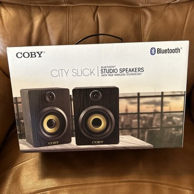 New Coby Wireless Rechargeable Bluetooth Mini Speakers, Stereo ...