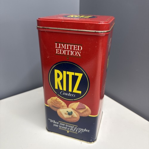 Vintage Limited Edition 1987 Red Square RITZ Cracker Tin Canister | eBay