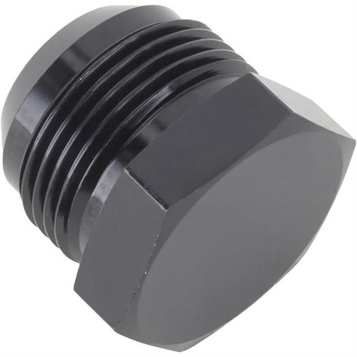 Anodized Aluminum -16 AN Flare Plug Fitting, Black | eBay