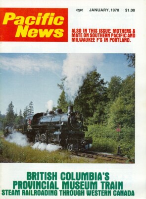 1978 Pacific Rail News Magazine January British Columbia Provincial ...