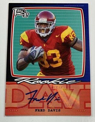 2008 Rookie Progression Fred Davis Rookie Auto Card FRA11 | eBay