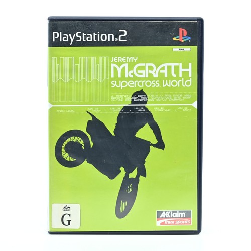 Jeremy McGrath Supercross World - Sony Playstation 2 / PS2 Game - PAL ...