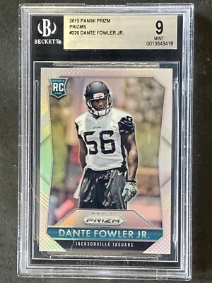 2015 Prizm Dante Fowler Silver RC Jaguars Mint BGS 9 | eBay