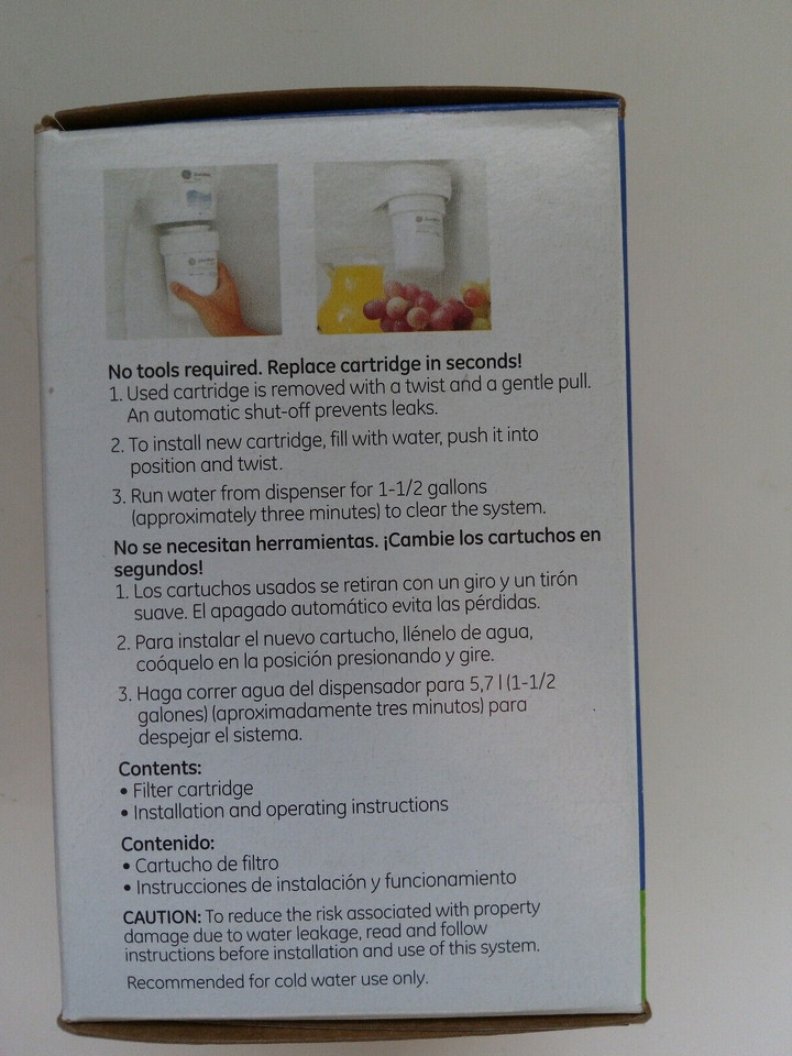 Genuine GE Smartwater Refrigerator Replacement Cartridge Water Filter ...