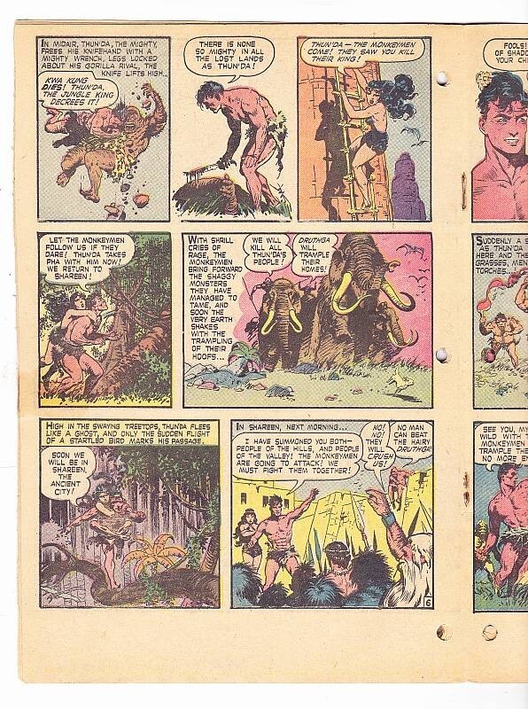 FACSIMILE REPRINT - THUNDA #1 - 1952 Frank Frazetta - 32 full color ...