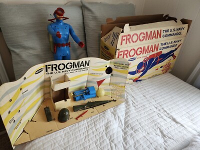 Original 60s Remco Frogman US NAVY Commando W Box, Store Display, Motor ...