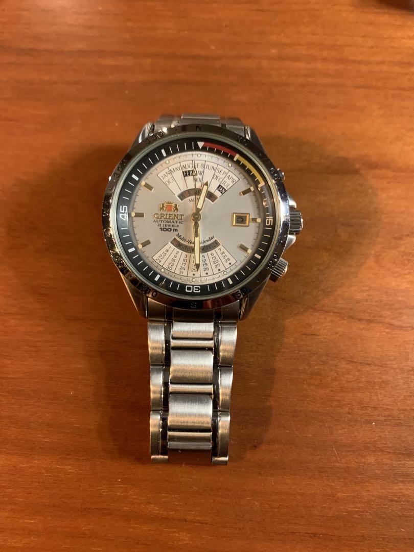 Orient Perpetual Calendar Watch Automatic Winding Eu03-C0 | eBay