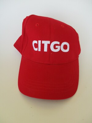 Citgo Hat Gas Logo Cap Oil Station Advertising Block Script Baseball ...