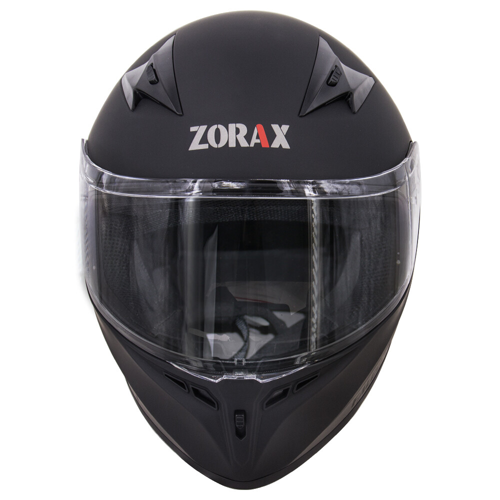 Zorax ZOR-813 Full Face Motorbike Motorcycle Helmet Crash Plain + Extra ...