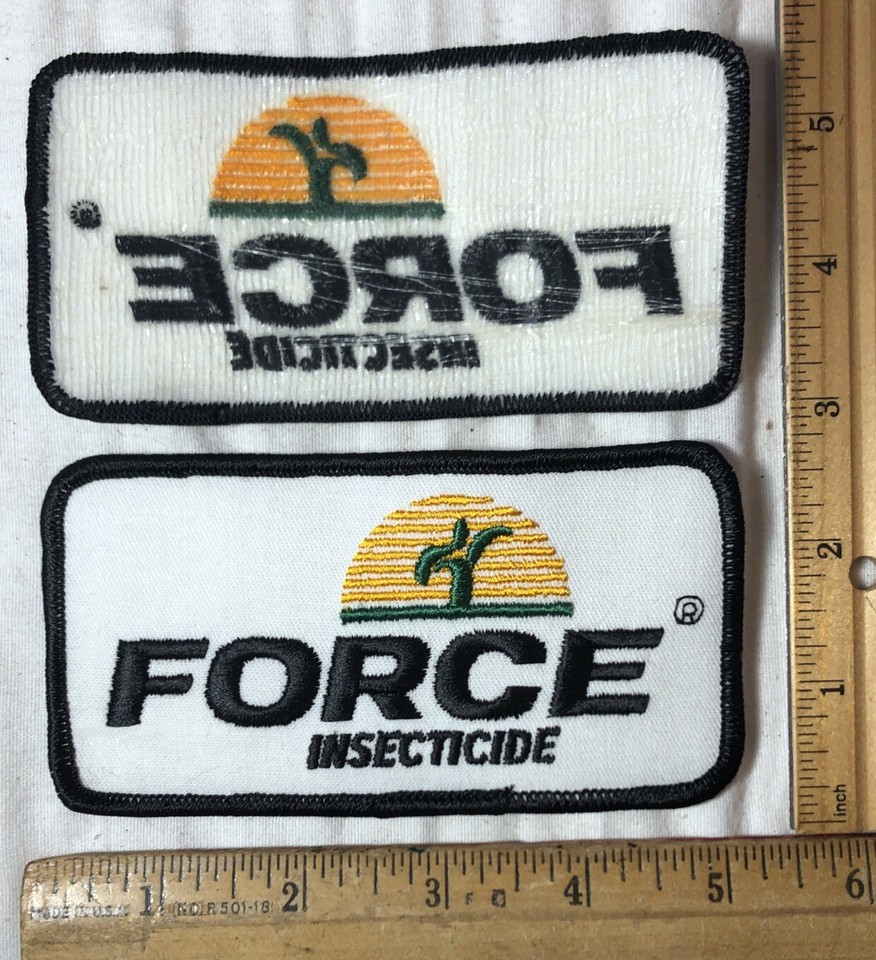 Vintage Lot Of 25 Force Insecticide Logo Patch Agricultural Farming ...