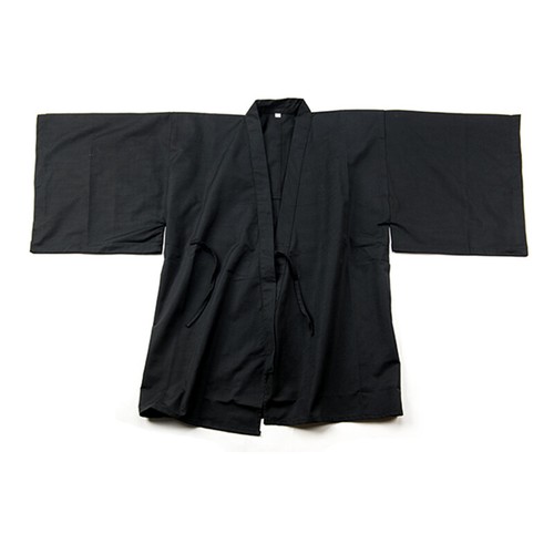 IAIDO broad SLEEVE Black GI large sleeves Tetron jacket japanese kimono ...