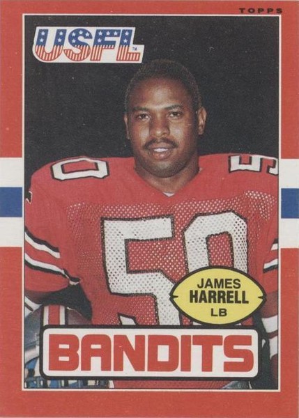1985 Topps USFL - #128 James Harrell (RC) for sale online | eBay