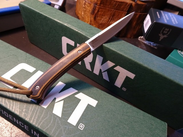 CRKT Biwa Fixed Blade EDC Knife With Sheath 2382 for sale online | eBay