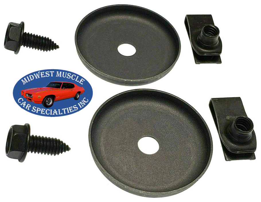 GM Inner Fender Wheel Well Liner House Bolt Washer Nut Factory Correct ...