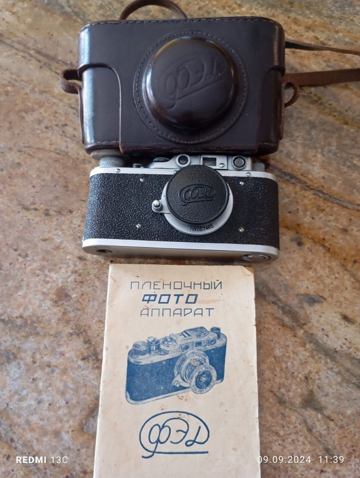 FED 1 (type 1f) Vintage 1954 USSR Russian 35mm RF Camera copy Leica-II ...