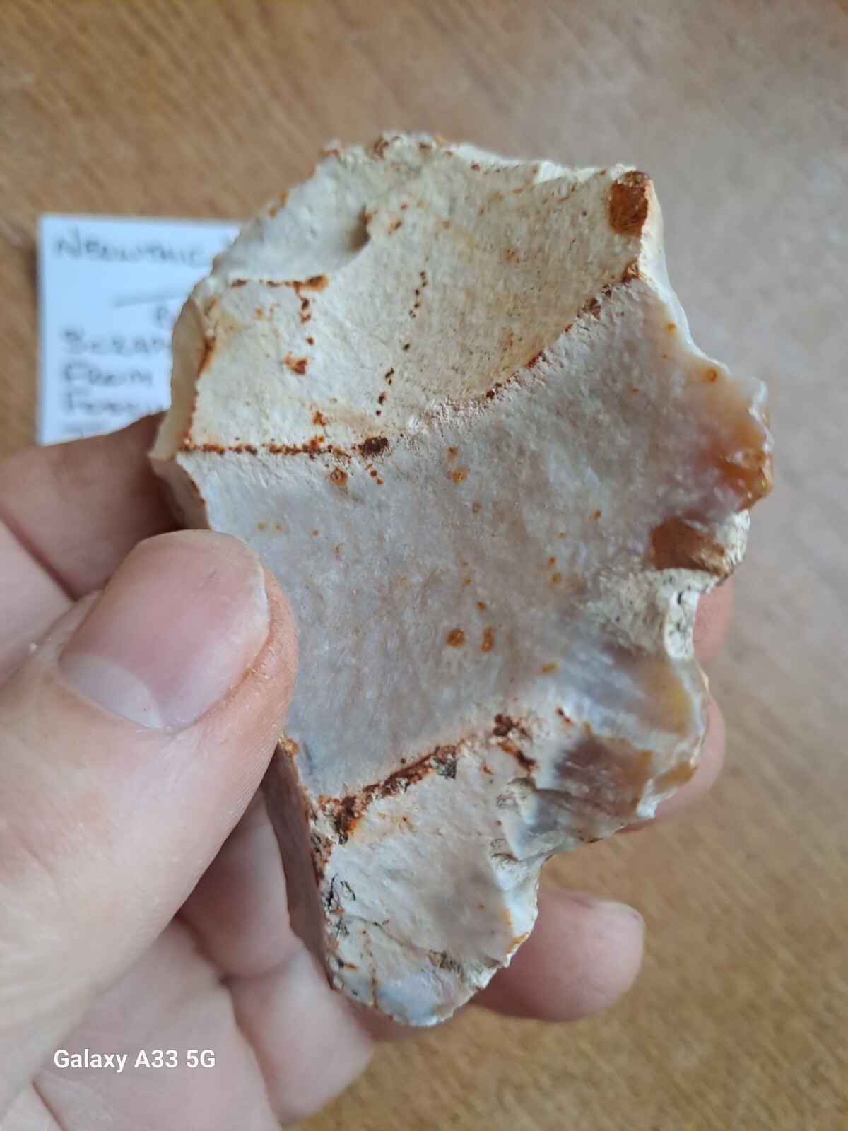 Neolithic/Bronze Age Tisbury Star Stone Jurassic Fossil Coral Scraper ...