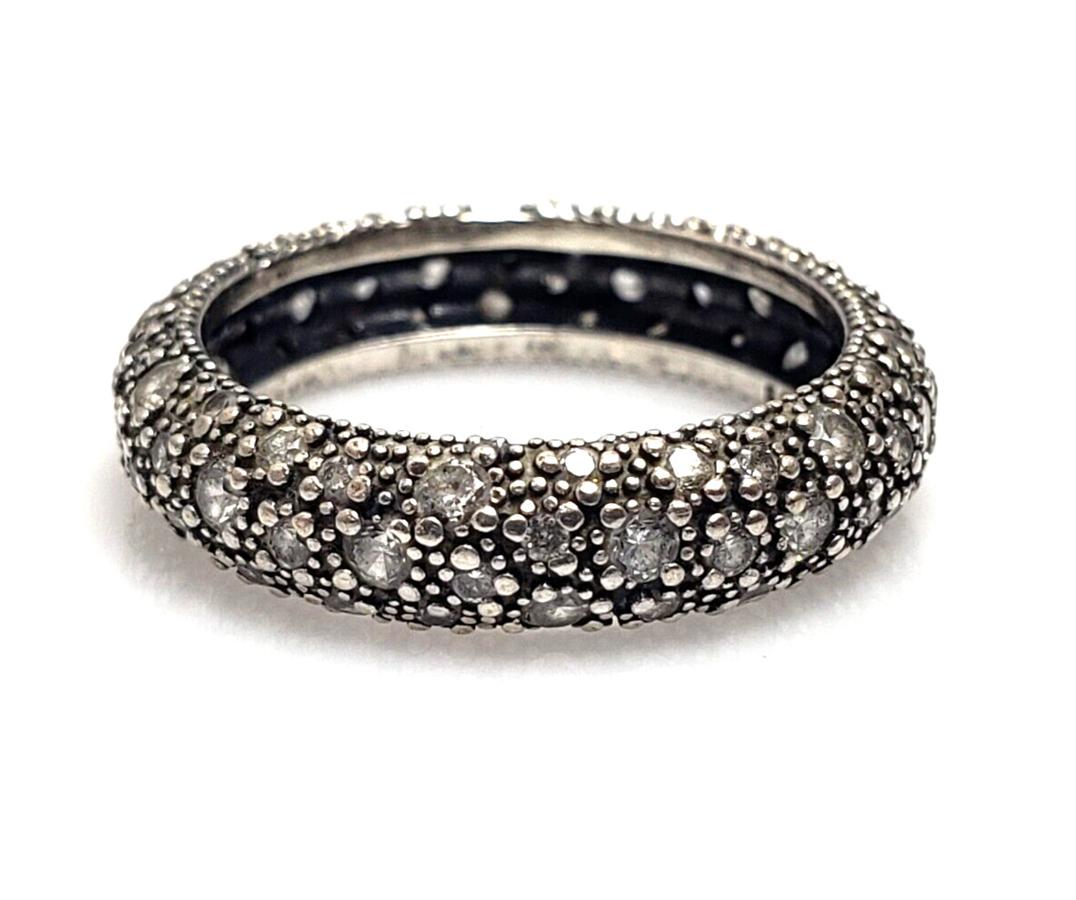 Pandora Sterling Silver Cosmic Stars Band Ring 190915… - Gem