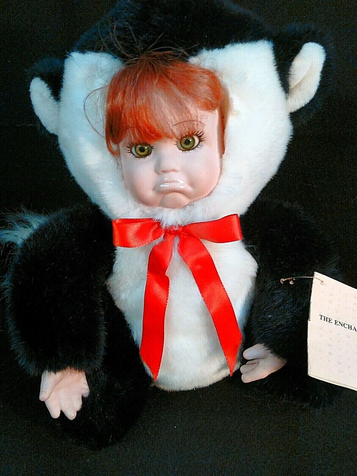 Enchanted Babies Porcelain Doll Dressed As a Skunk | eBay