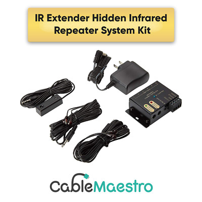 IR Extender Hidden Infrared Repeater System Kit Home Theater Connection ...