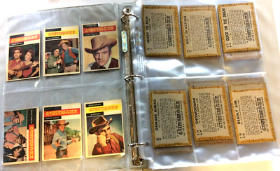1958 TOPPS TV Westerns Gunsmoke Complete SET 71/71 J arness Steve ...
