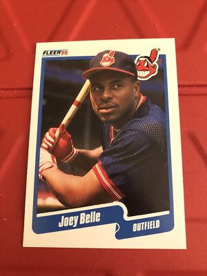 1990 Fleer #485 Albert Joey Belle Rookie Card Cleveland Indians RC | eBay