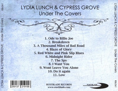 CYPRESS GROVE/LYDIA LUNCH - UNDER THE COVERS NEW CD 4250137219158| eBay
