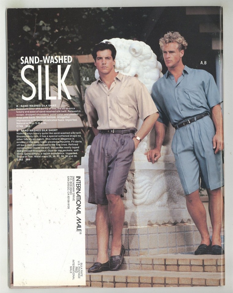 International Male Summer 1989 Ron Arragon, Jay Newman 56pg Gay Catalog ...