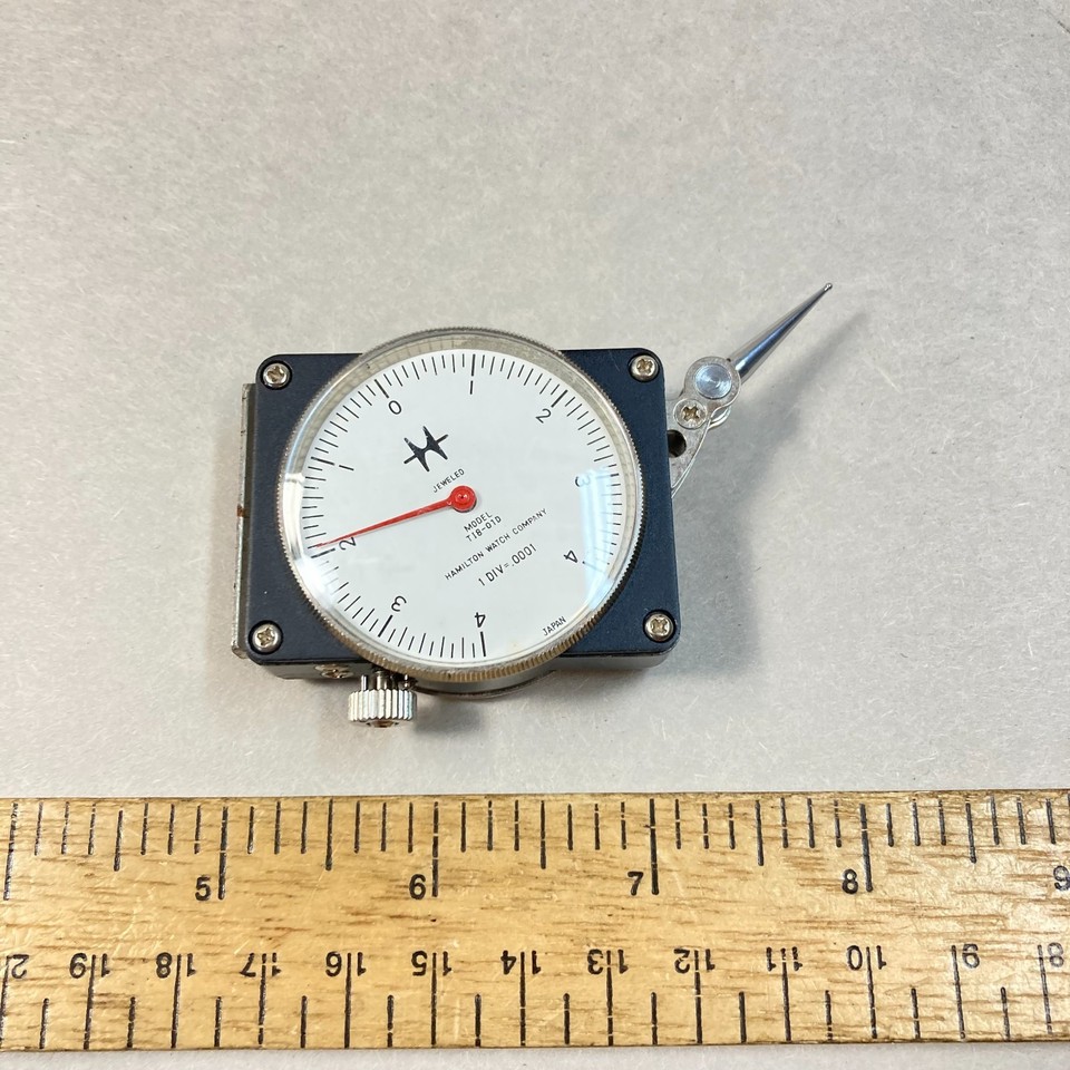 Hamilton Warch Co. Dial Test Indicator .0001" Jeweled Double Sided #TI8 ...