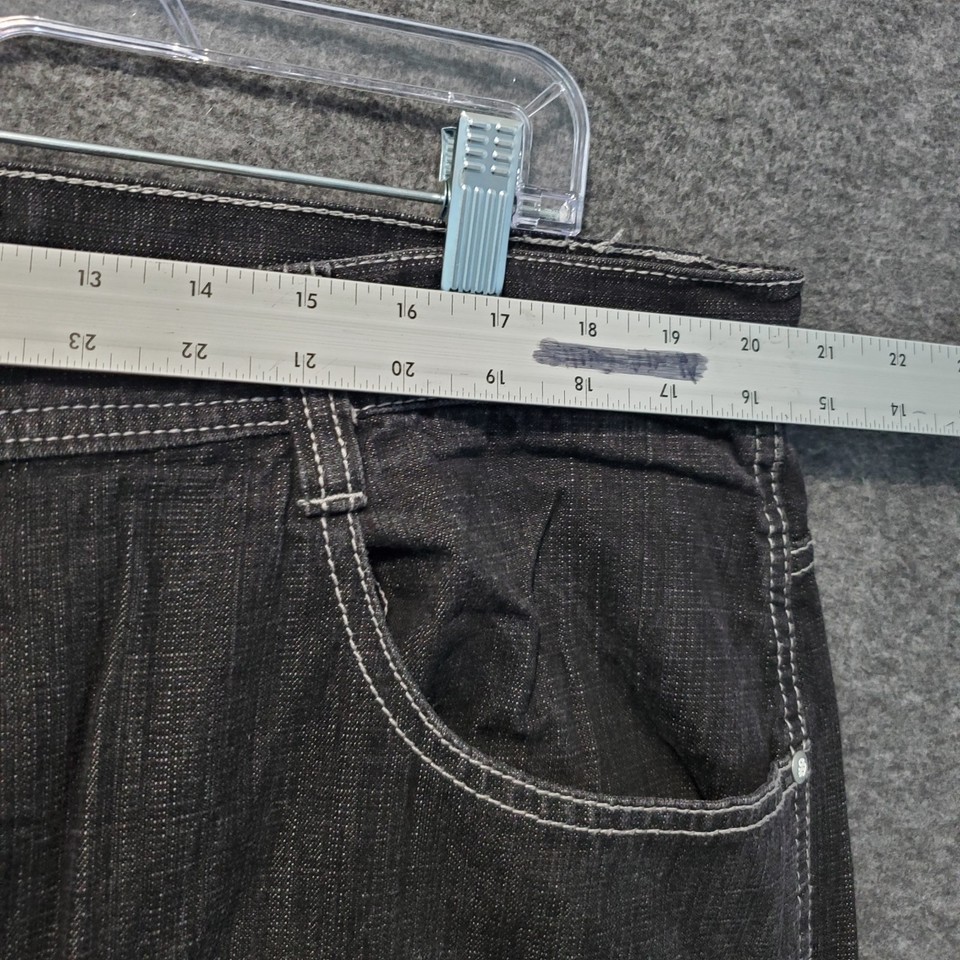 Southpole Jeans Mens Size 42x34 Black 4180 Wide Leg Y2K Baggy Skater ...